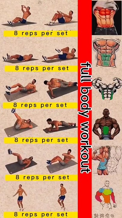 GYM motivation full body workout best home exercise - video Dailymotion