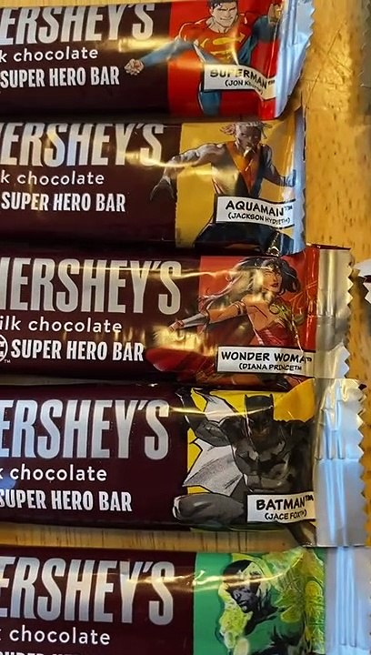 Hershey’s Super Hero Bars Complete Set - video Dailymotion