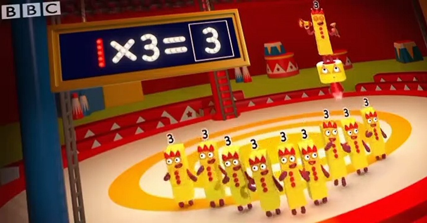 Numberblocks Numberblocks S08 E004 Circus of Threes - video Dailymotion