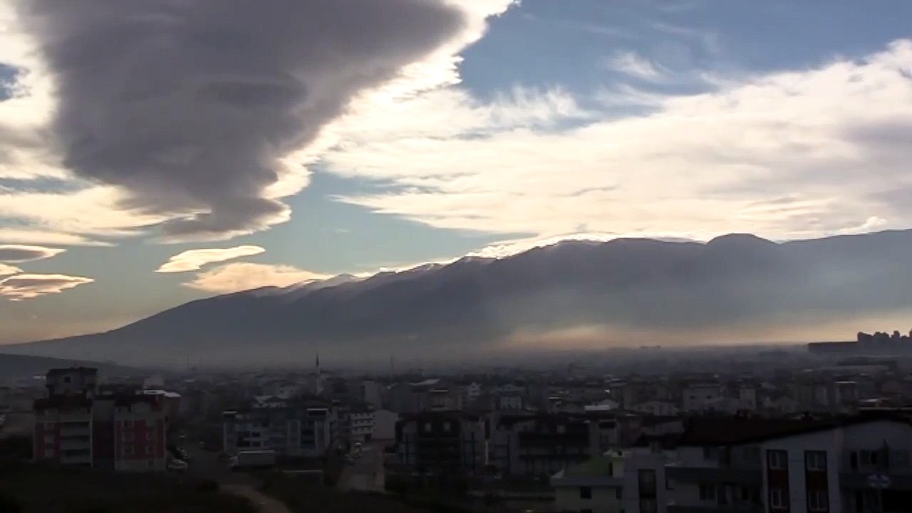 Bursa'da yeniden mercek bulutu görüldü - Dailymotion Video