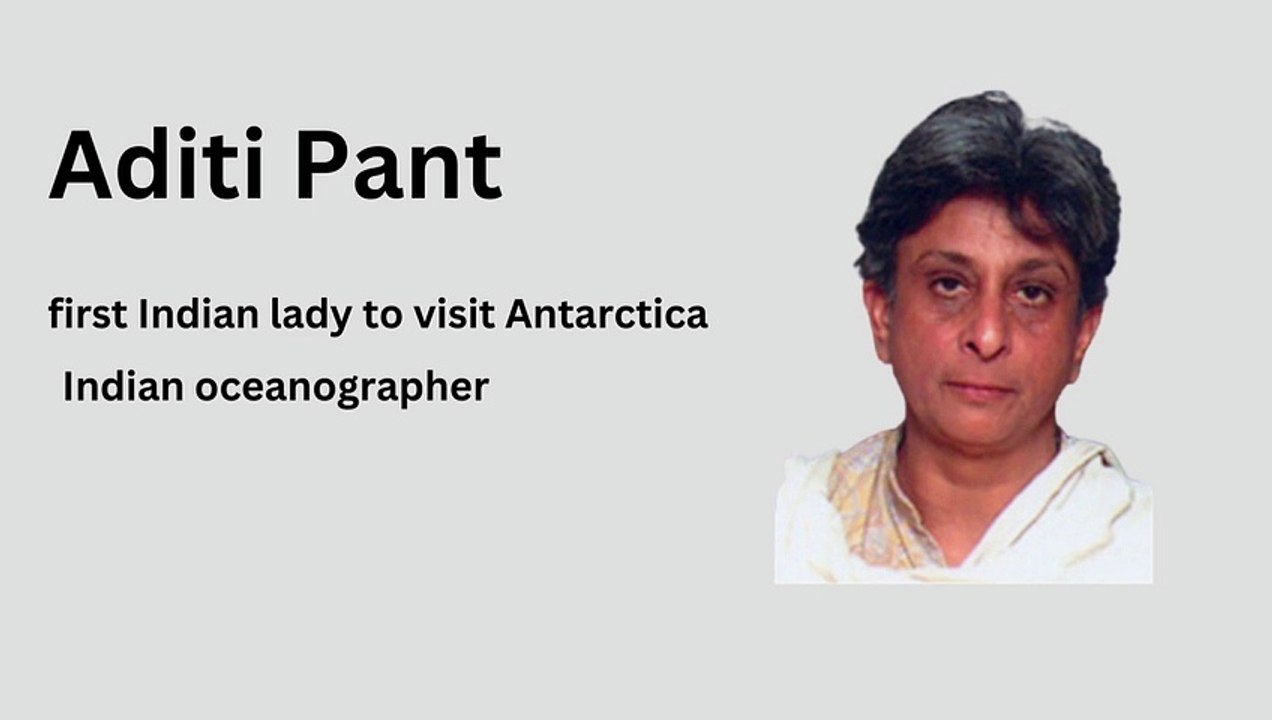 Aditi Pant oceanographer| first lady to reach antarctica| First woman ...
