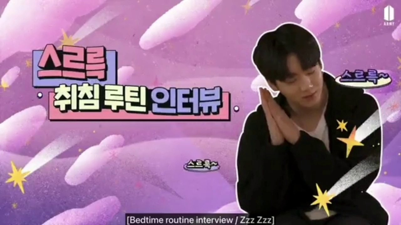 Jungkook Bedtime Routine Interview ENG SUB | Jungkook Good Night ...