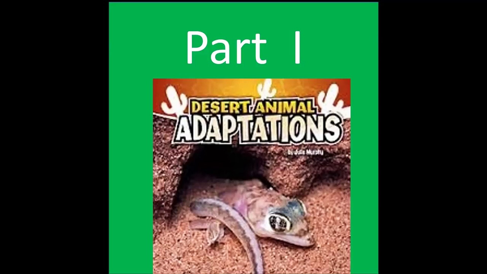 Desert Animal Adaptation