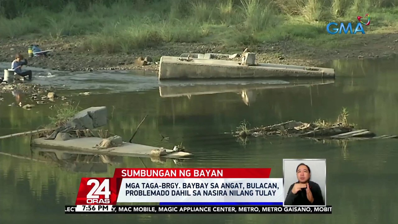 Mga taga-Brgy. Baybay sa Angat, Bulacan, problemado dahil sa nasira nilang tulay | 24 Oras ...