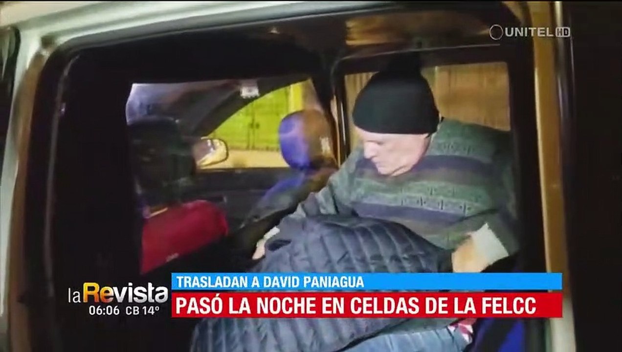 David Paniagua está en la Felcc de El Alto, dice que es inocente y no conoce la demanda - Vídeo ...