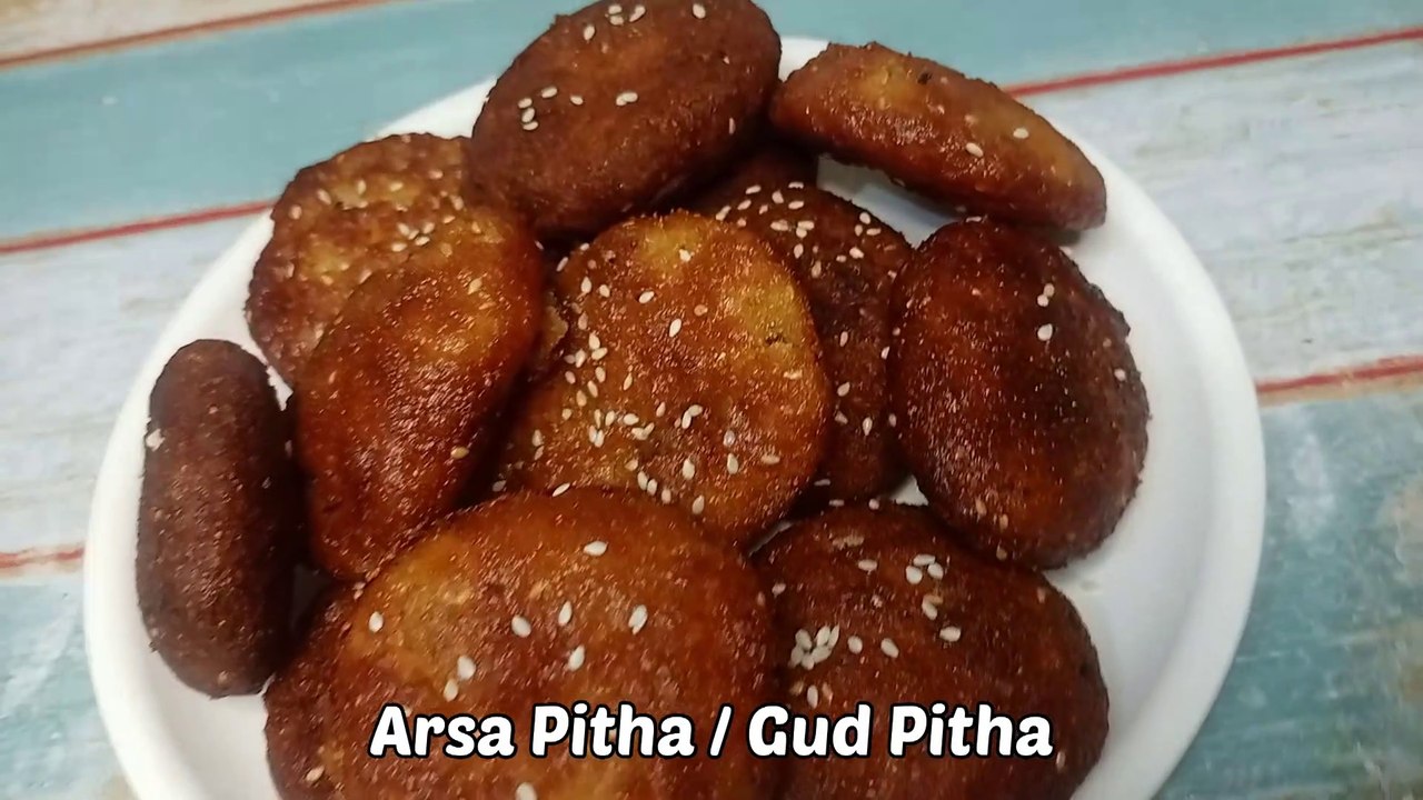 Arisa Pitha / Gud Pitha Recipe | Odisha Famous | गुड पीठा बनाने का आसन ...