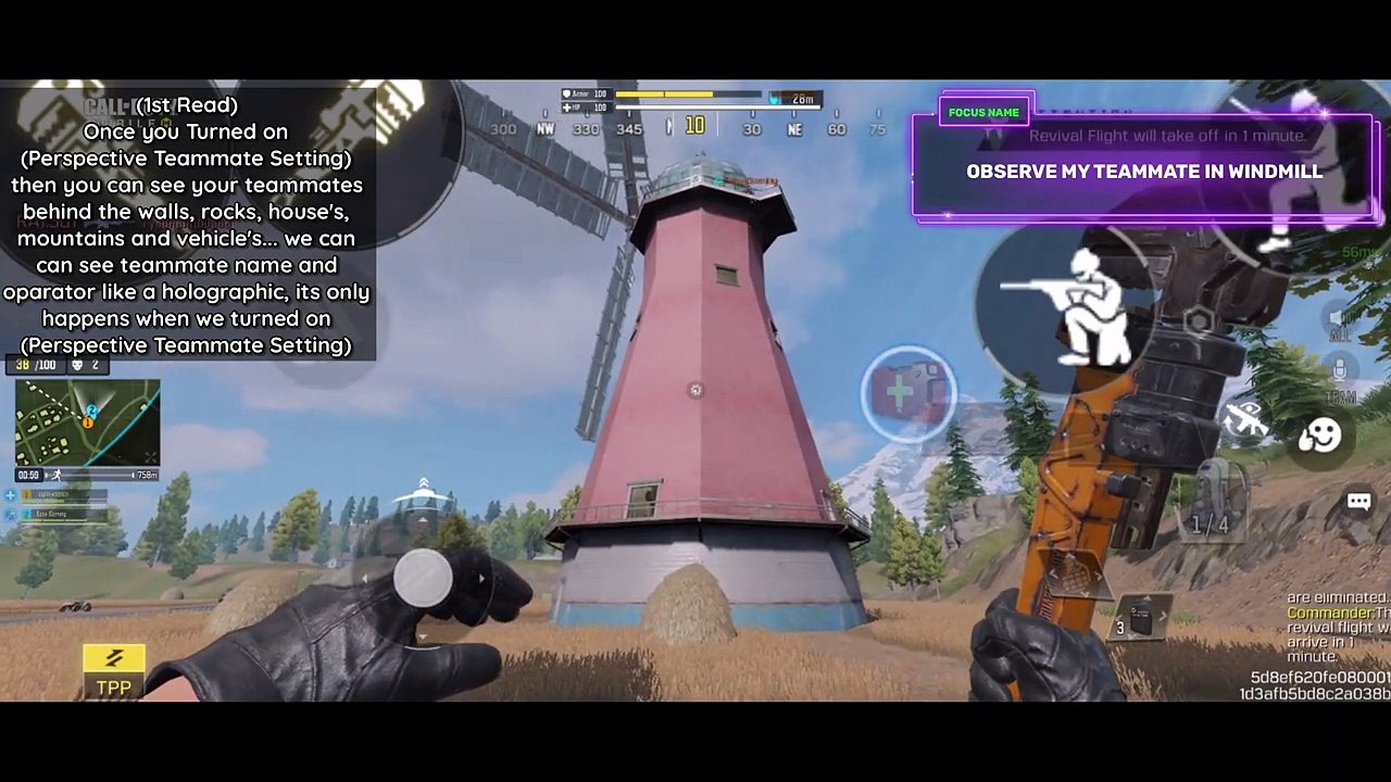 Call of Duty mobile CODM - PERSPECTIVE TEAMMATE SETTING IN-DEPTH ...