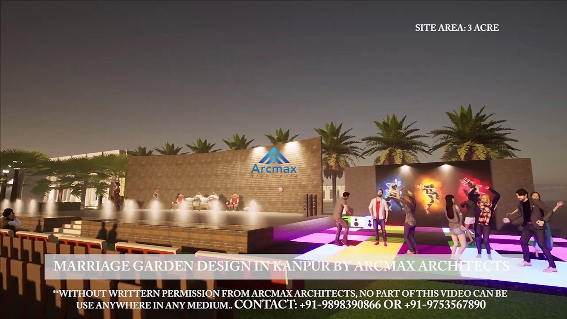Architects Banquet Hall Design In Pune Arcmax Marriage Garden Design