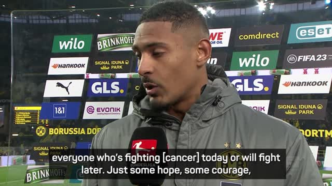 Haller wanting to bring hope after scoring on World Cancer Day - video ...