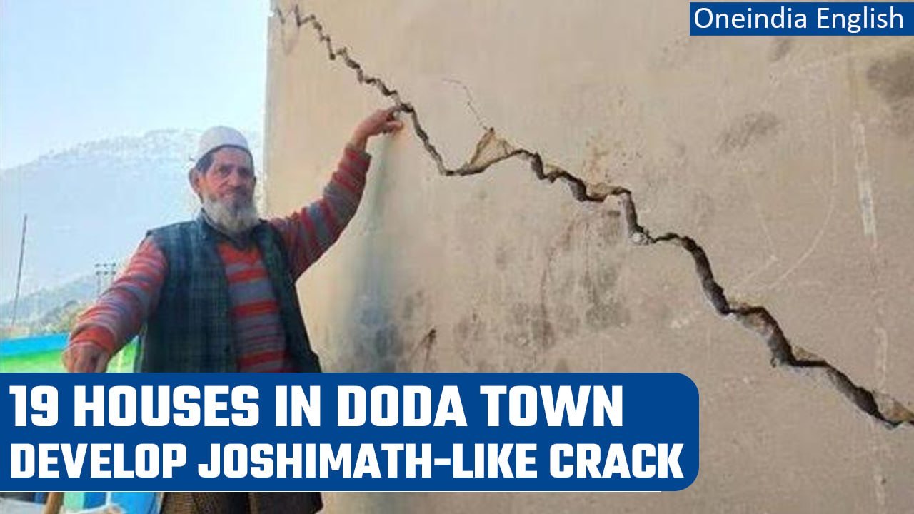 Joshimath-like situation in Doda town in J&K, 19 houses develop cracks ...