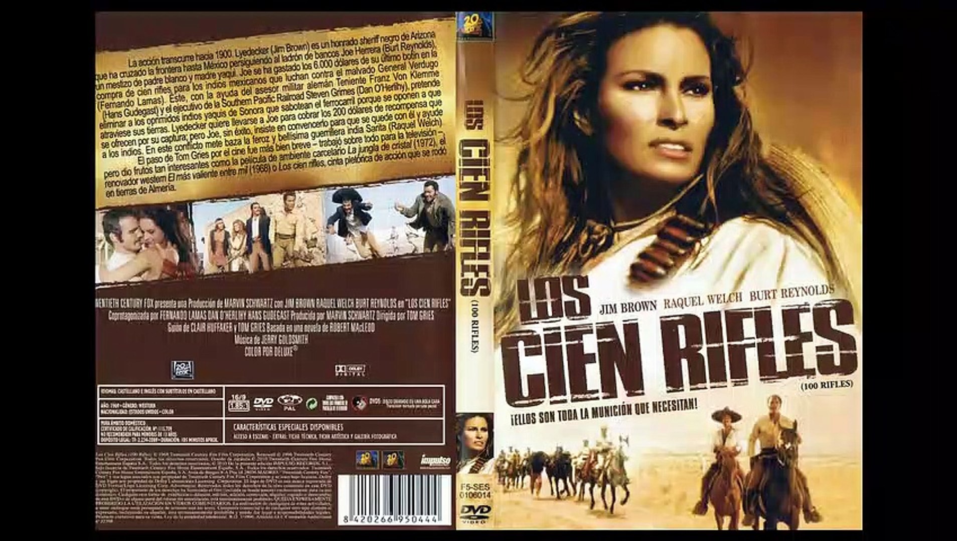 100 Rifles Dvd