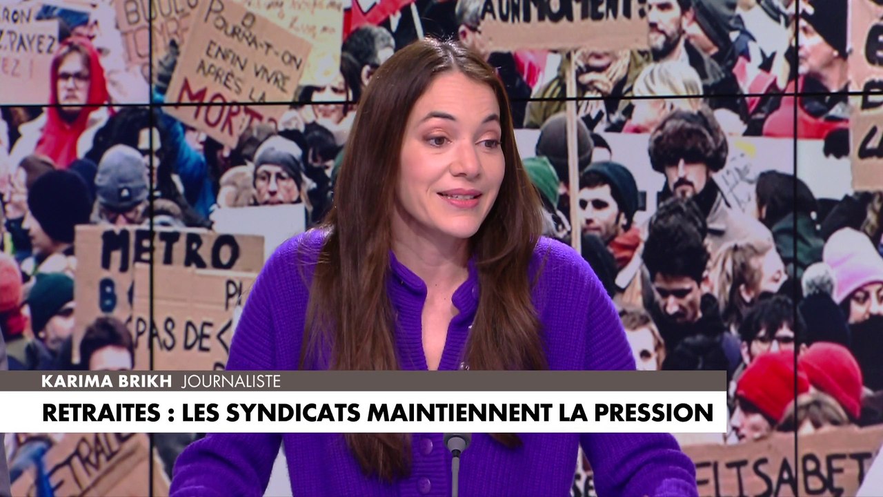 Karima Brikh sur la réforme des retraites: «En ce moment on est sur le ...