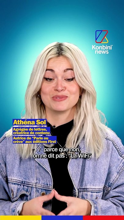 Athéna Sol clôt le débat : LE WiFi ou LA WiFi ? - Vidéo Dailymotion