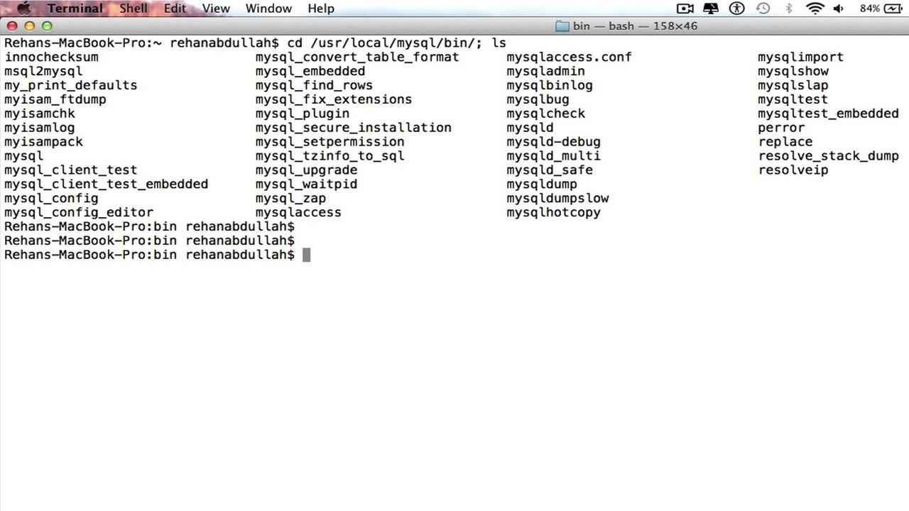 How to connect to MySQL from Terminal on a Mac Computer | New - video Dailymotion