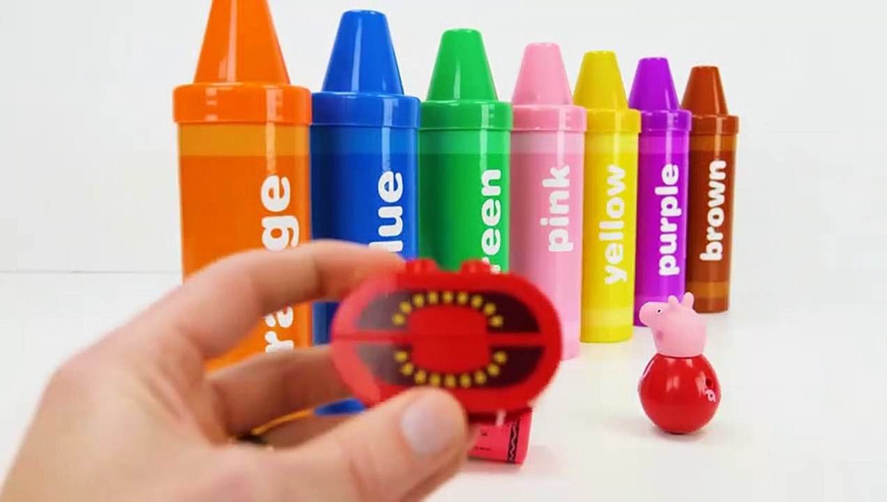 Best Learning Video for Toddlers Learn Colors with Crayon Surprises ...