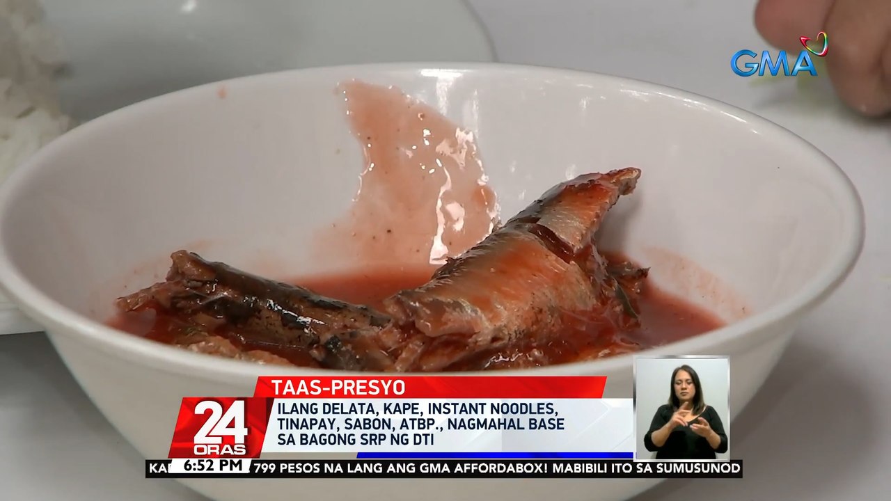 Ilang delata, kape, instant noodles, tinapay, sabon, atbp., nagmahal base sa bagong SRP ng DTI ...
