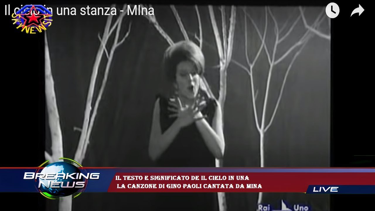 Il testo e significato de Il cielo in una la canzone di Gino Paoli ...