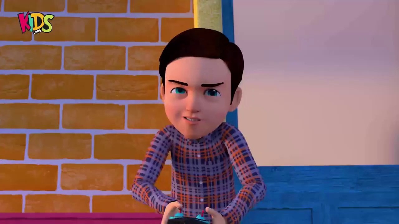 Faizan Aur Bablo Ki Car Racing _ Ghulam Rasool New Cartoon _ 3D ...