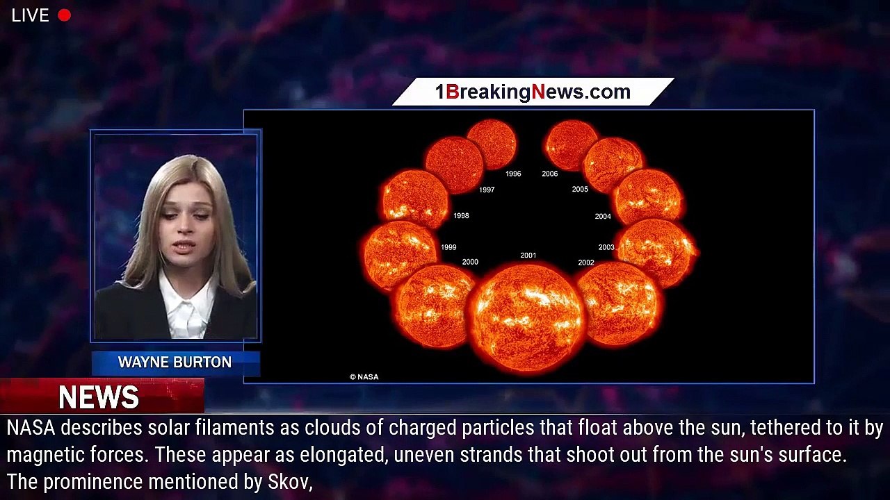 Unbelievable moment a piece of the sun BREAKS OFF baffles scientists ...