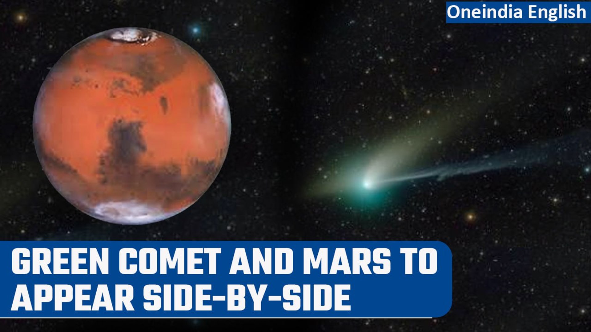 Comet Close To Mars