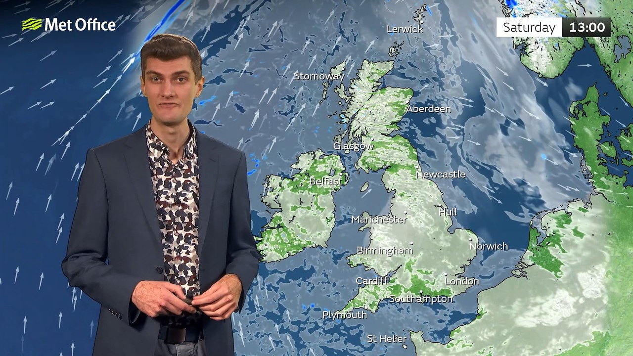 Met Office Afternoon Weather Forecast 11/02/23 - Often cloudy with some ...