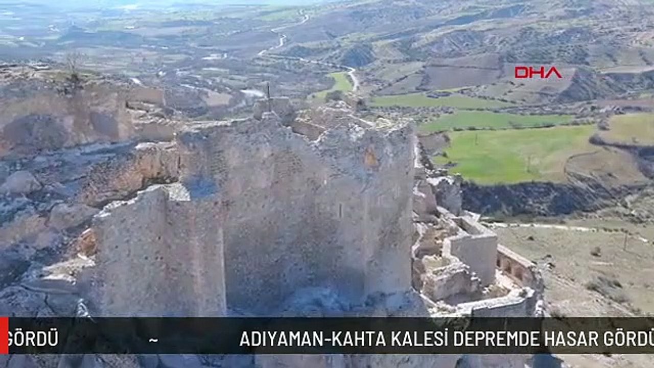 ADIYAMAN-KAHTA KALESİ DEPREMDE HASAR GÖRDÜ - Dailymotion Video
