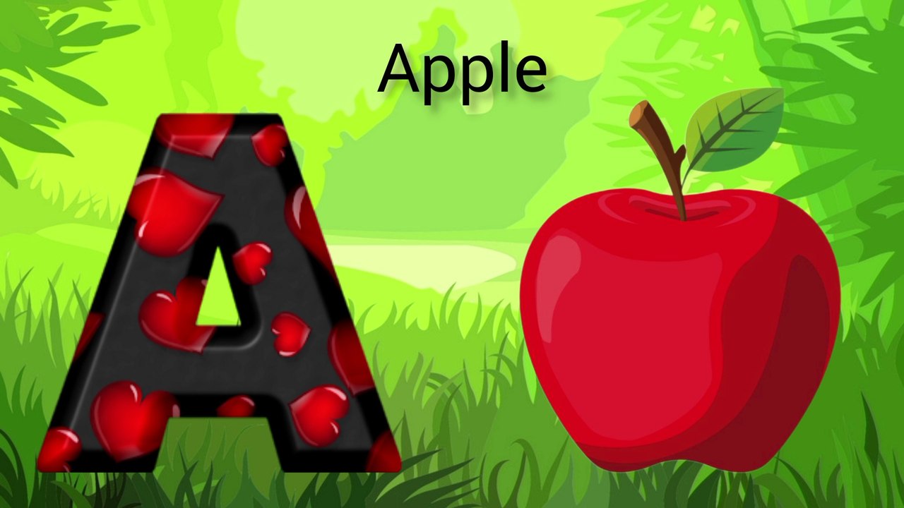 A for Apple B for Ball Alphabet A to Z - ABCD Learning video - Kids ...
