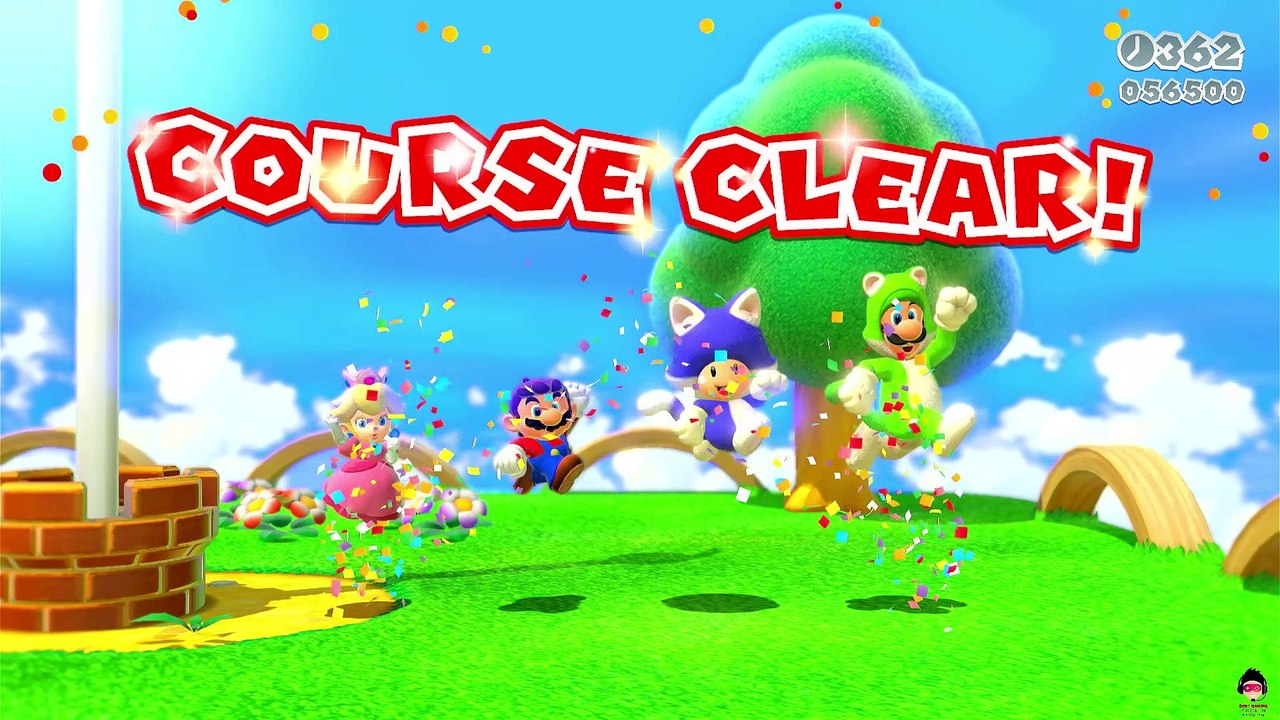 Super Mario 3D World - Mario, Peach, Luigi & Toad in Really Rolling ...
