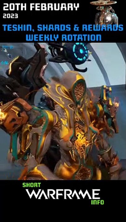 Teshin, Shards and Warframe Rewardtable Rotation - Weekly Reset for ...