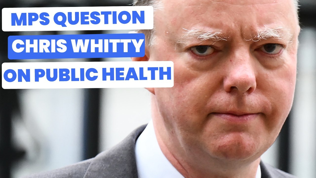 Watch live: MPs to question Chris Whitty on prevention of ill health ...