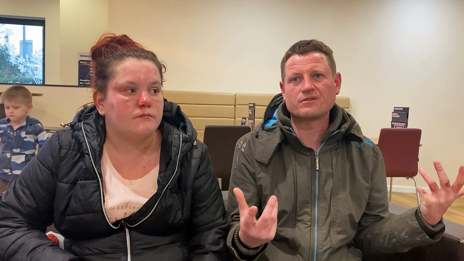 Parents describe flat blast ordeal