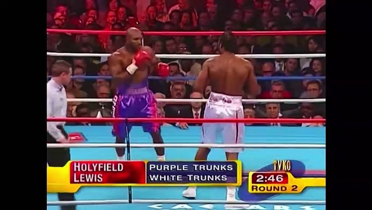 Lennox Lewis vs Evander Holyfield 2 ｜ HIGHLIGHTS 4K 60FPS [D2_e_Y1XgnI ...