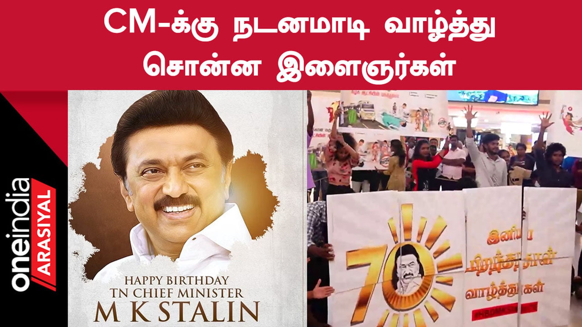 Dmk Stalin Birthday Banner