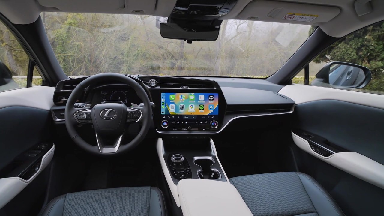 The new Lexus RZ 450e Interior Design in Aether - video Dailymotion