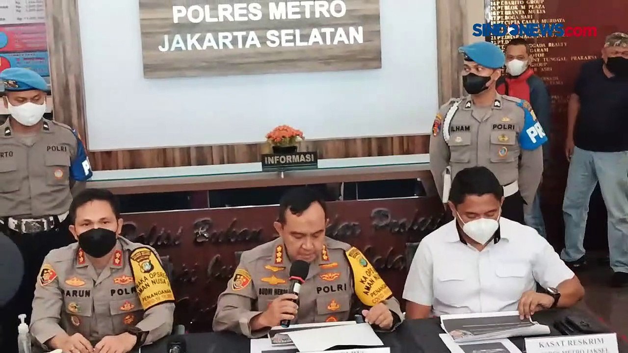 Polres Metro Jakarta Selatan Rilis Penangkapan Putra Siregar - Video ...