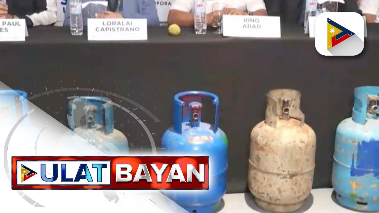 DOE, ipinakita sa publiko ang mga tangke ng LPG na bawal sa ilalim ng LPG law - video Dailymotion