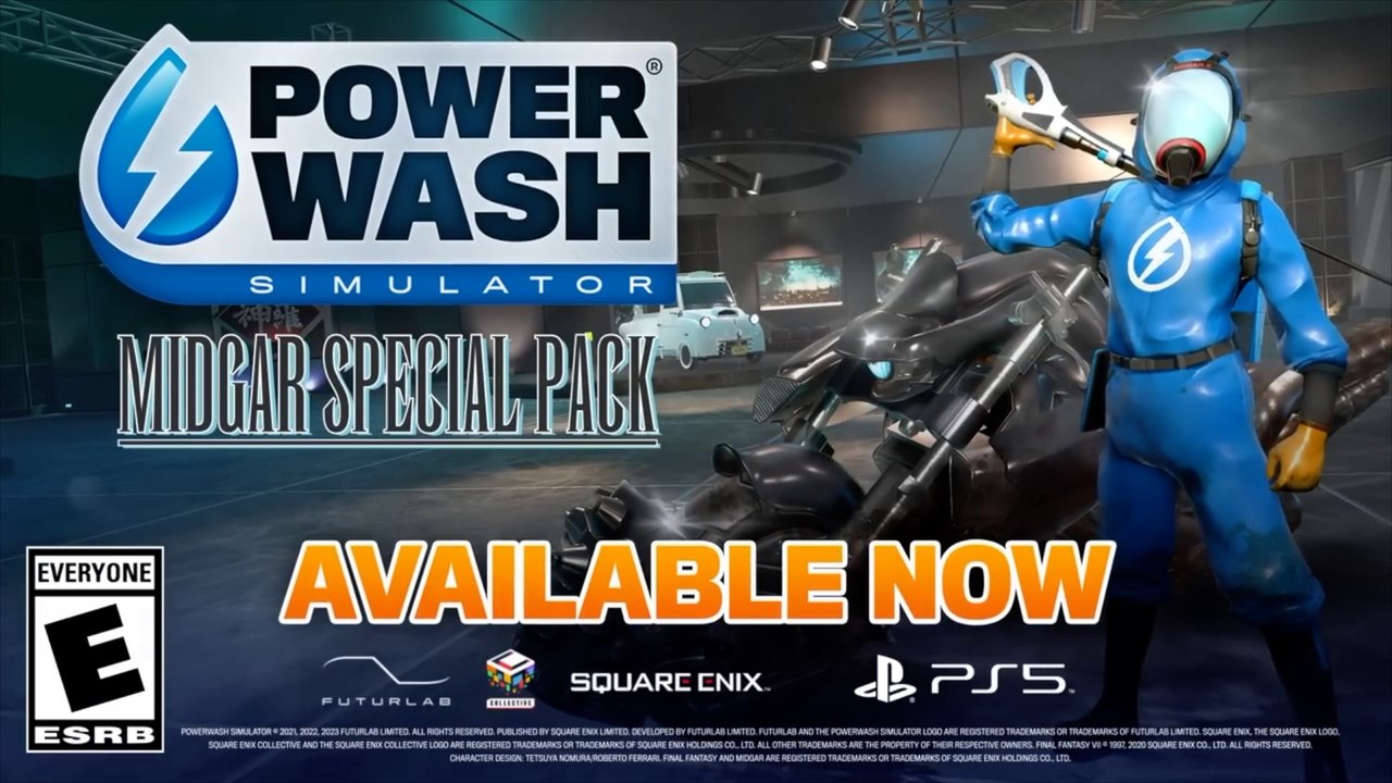 PowerWash Simulator - Midgar Special Pack Launch Trailer - video ...