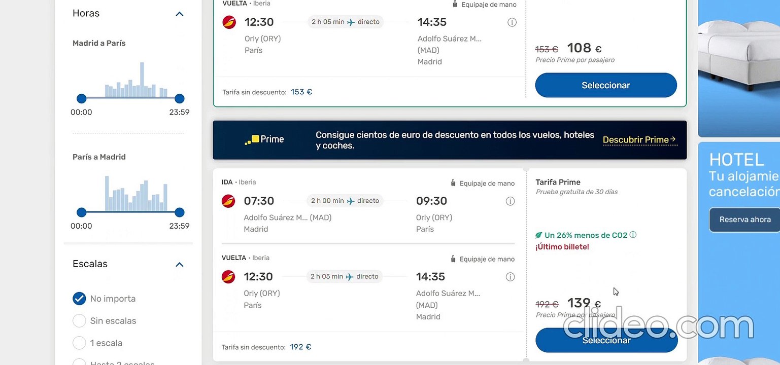Reserva de un viaje con eDreams Prime - Vídeo Dailymotion