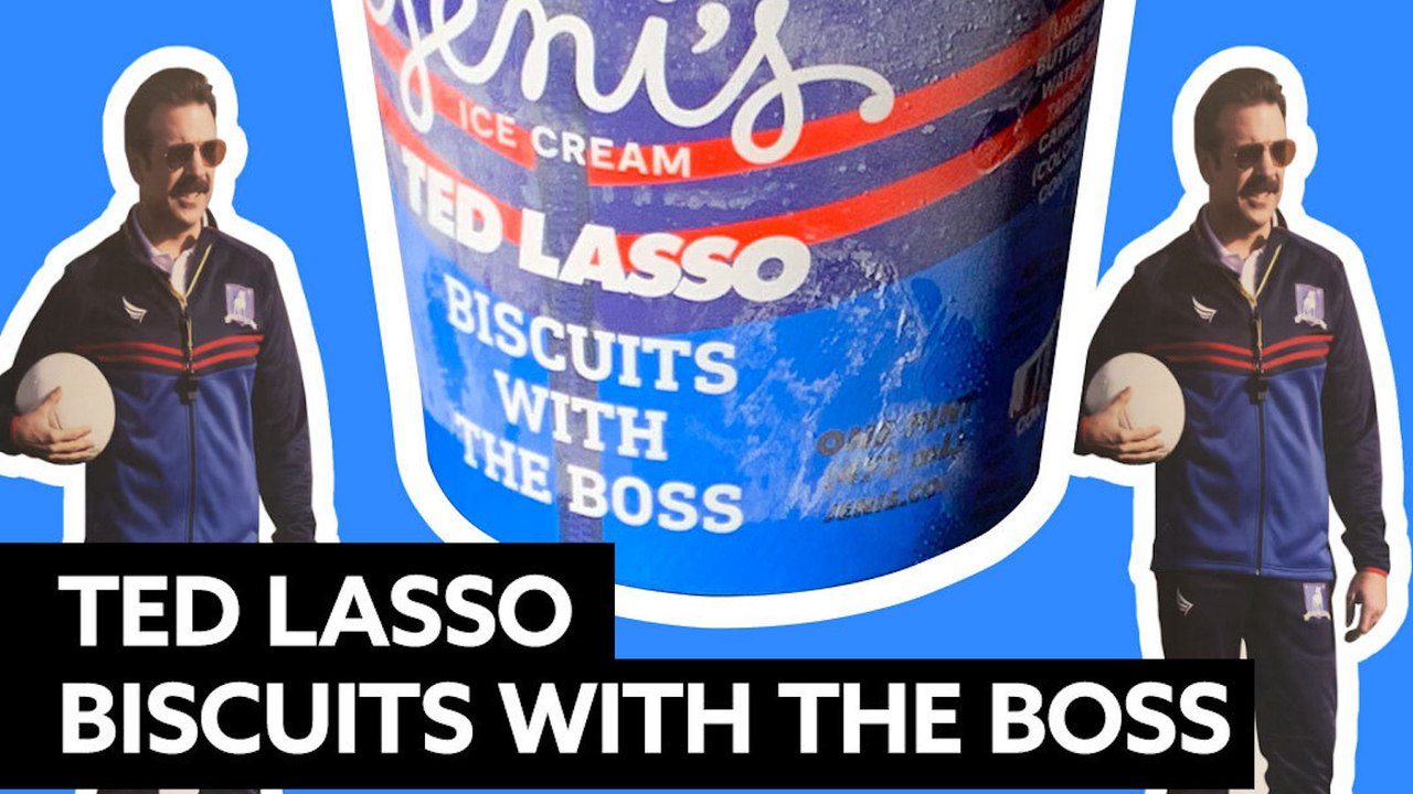 Biscuits With The Boss Ice Cream: Ted Lasso Tribute Flavor By Jeni's ...
