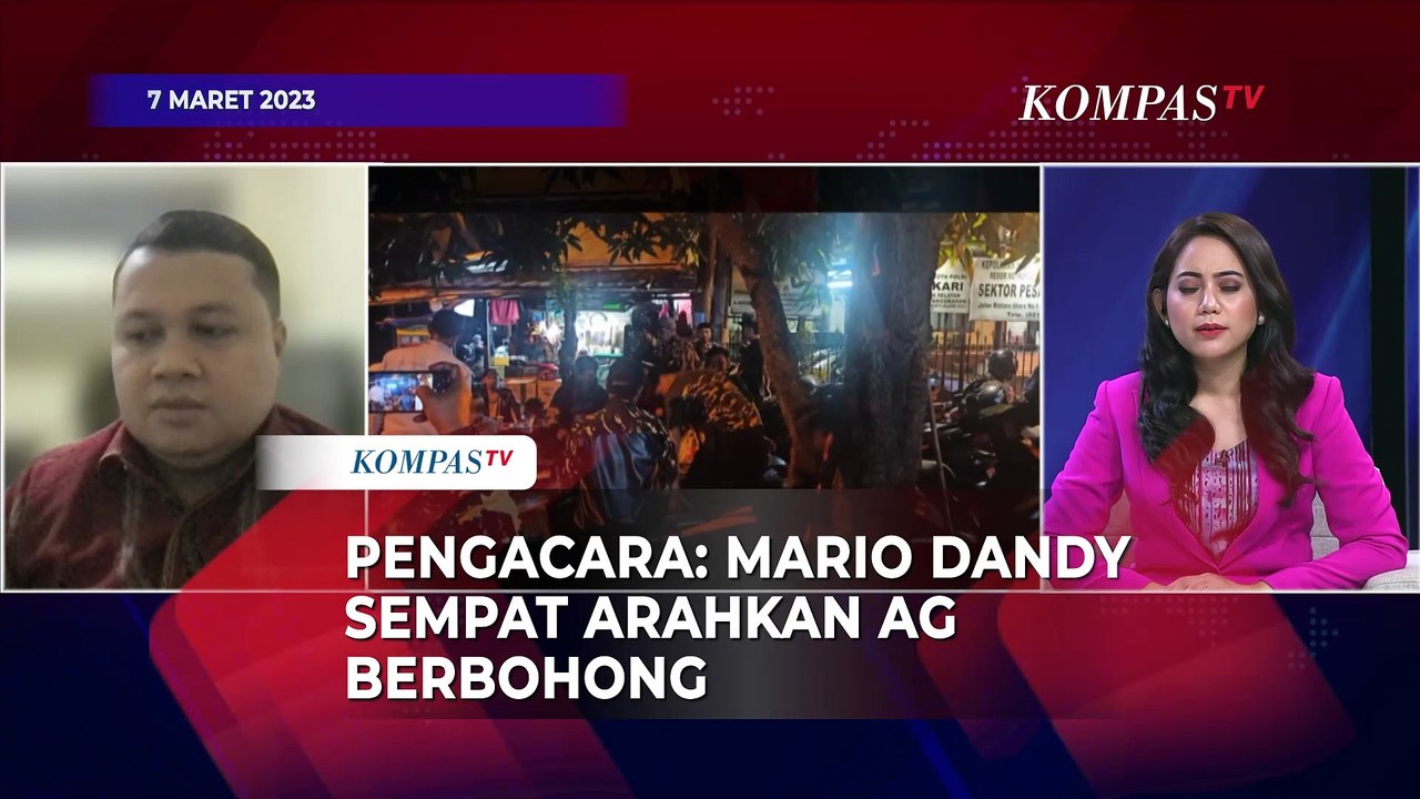 Terungkap Mario Dandy Sempat Suruh AG Bohong di Kantor Polisi - Video Dailymotion