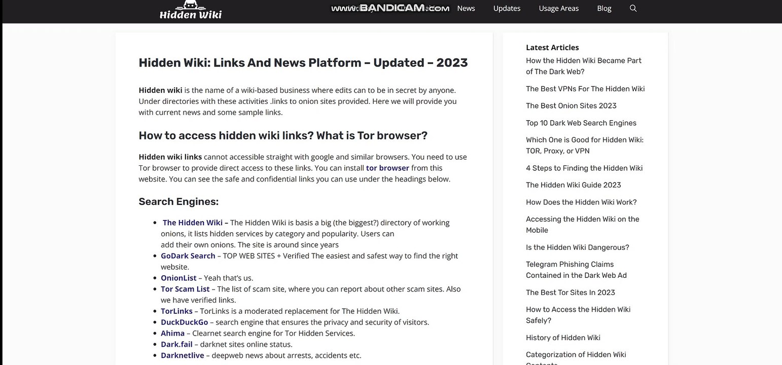 The Hidden Wiki Official 2024 _ Dark Web Links: The best .onion and Tor ...