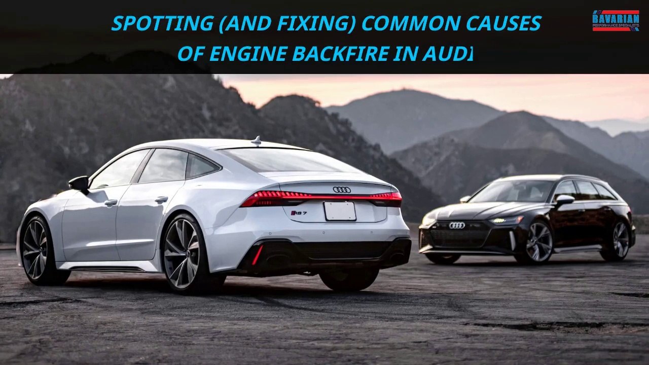 Spotting (and Fixing) Common Causes Of Engine Backfire In Audi - video ...