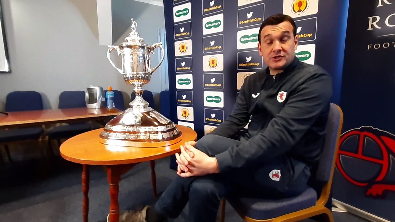 Ian Murray on Raith Rovers Scottish Cup tie - video Dailymotion