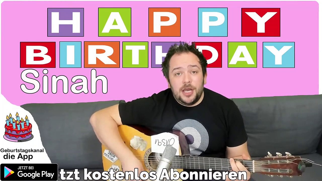 Happy Birthday, Sinah! Geburtstagsgrüße an Sinah - video Dailymotion