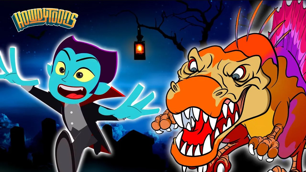 Best Halloween Songs and Scary Dinosaur Songs from Howdytoons - video ...