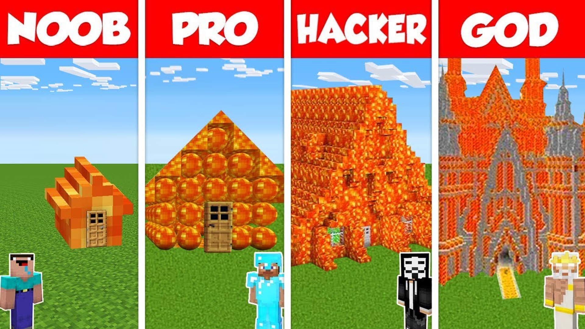 Minecraft Lava House