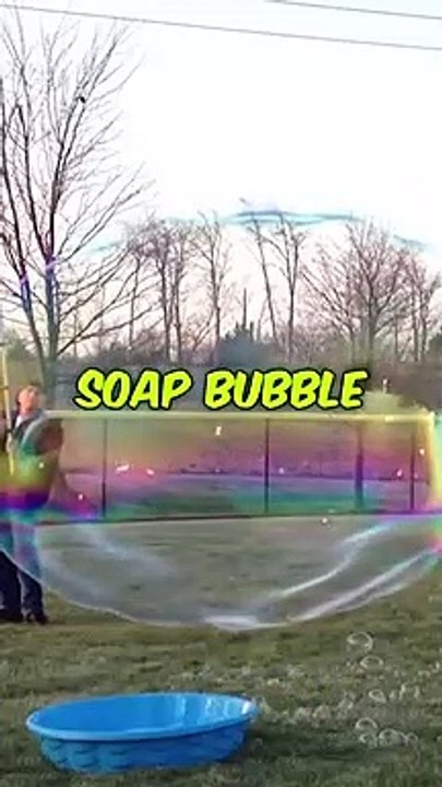 I CREATED THE WORLD_S LARGEST SOAP BUBBLE(360P) - video Dailymotion