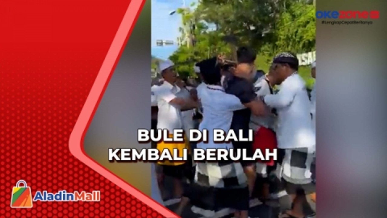 Viral, Bule Ngamuk Disetop Warga saat Prosesi Melasti di Bali - video Dailymotion