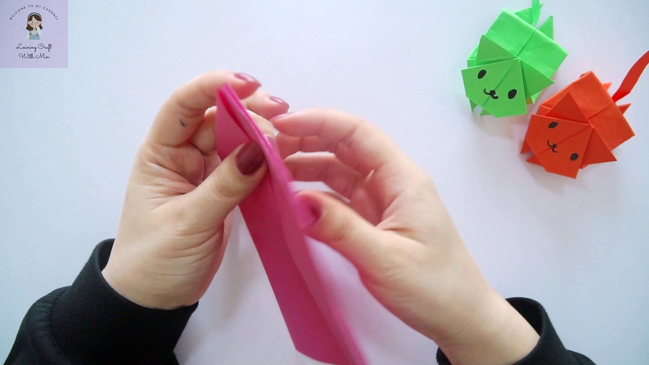 How To Make An Origami Jumping Cat - Learning Craft With Min - video ...