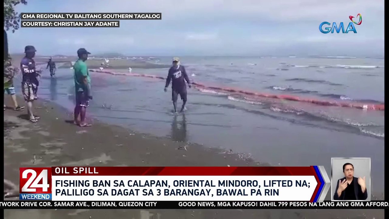Fishing ban sa Calapan, Oriental Mindoro, lifted na; Paliligo sa dagat ...